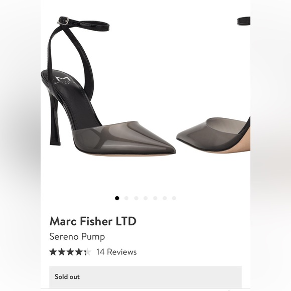 Marc Fisher | Shoes | Marc Fisher Sereno Black Pvc Shoes | Poshmark
